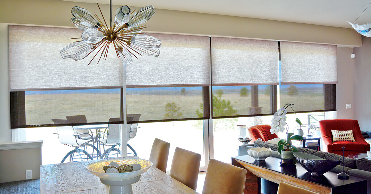 Dual Fabric Shades - Innovative Openings